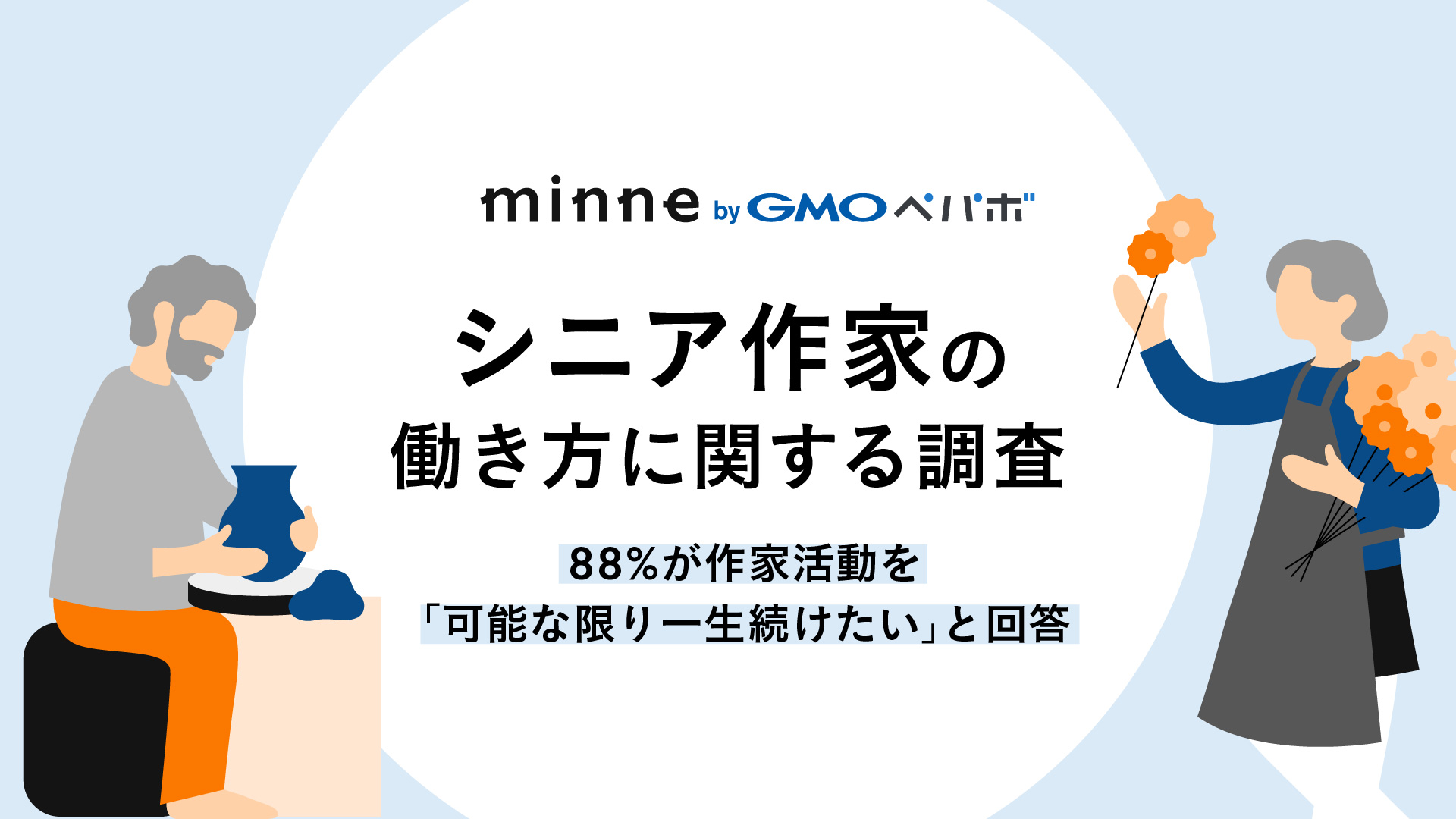 「minne byGMOペパボ」がシニアの働き方に関する調査結果を公開 | GMOインターネットグループ株式会社